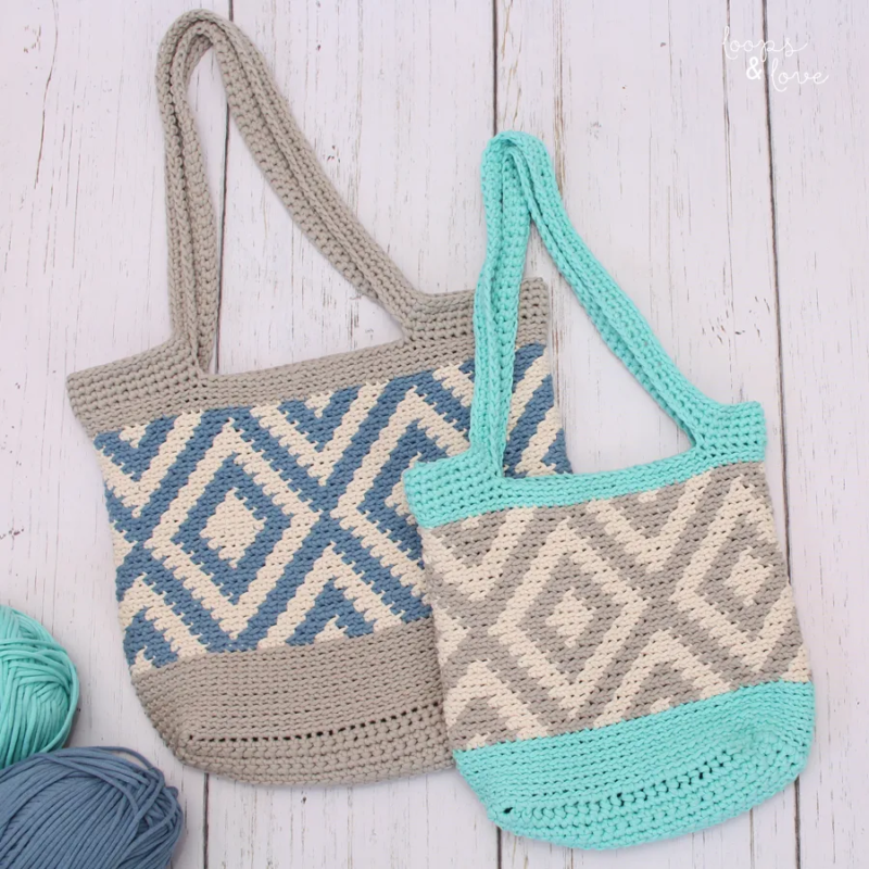37 Best Free Crochet Tote Bag Patterns | Yarnalina